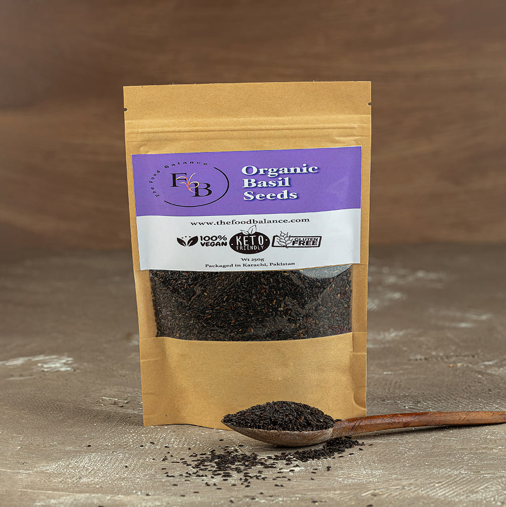 Order premium quality Organic Basil Seeds from The Food Balance.